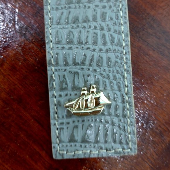 Brahmin | Accessories | Brahmin Genuine Leather Schooner Luggage Tag ...